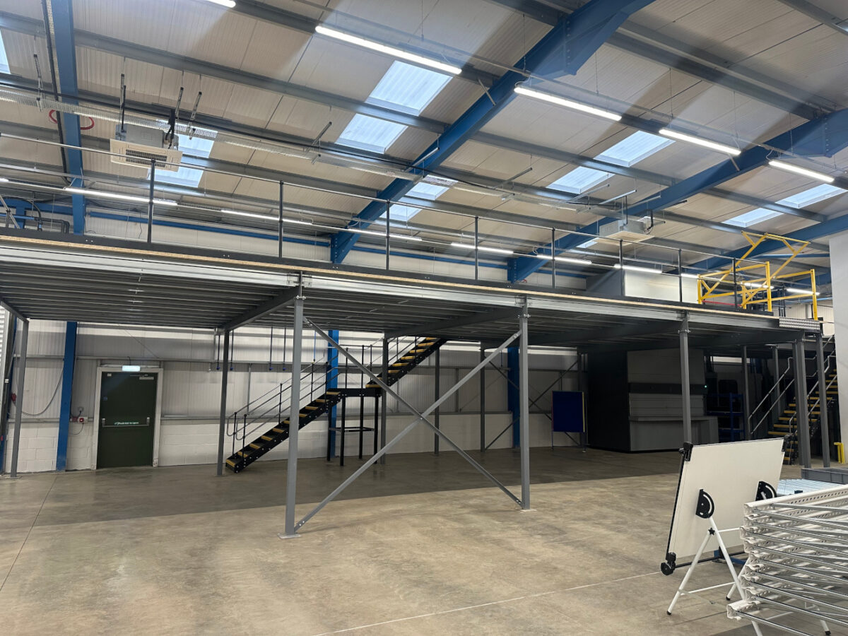 Mezzanine Floors and Storage – Dishley Commercial Interiors Limited